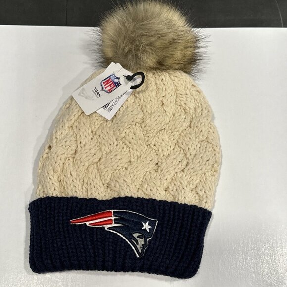 NFL | Accessories | New England Patriots Womens Knit Winter Hat Blue ...